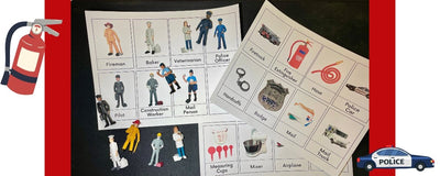 Community Helpers - FREE Printable 3 Part Cards | Safari Ltd®