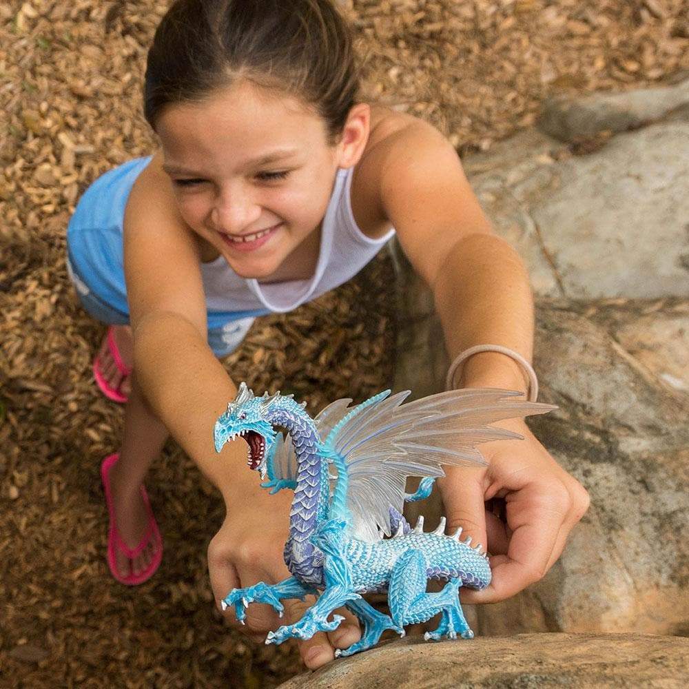 Ice Dragon Toy Figurine | Fantasy Dragon Model by Safari Ltd | Safari Ltd®