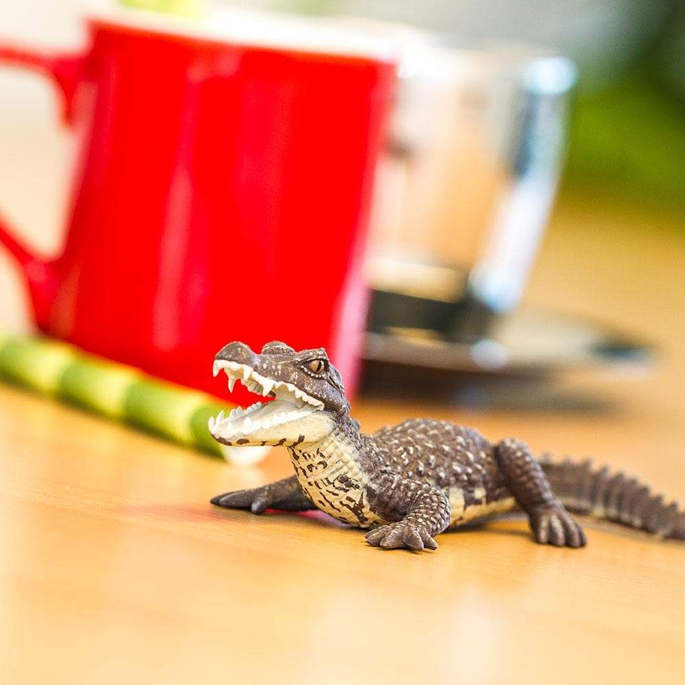 Caiman Figure – Realistic Reptile Toy for Kids, Boys and Girls | Safari ...