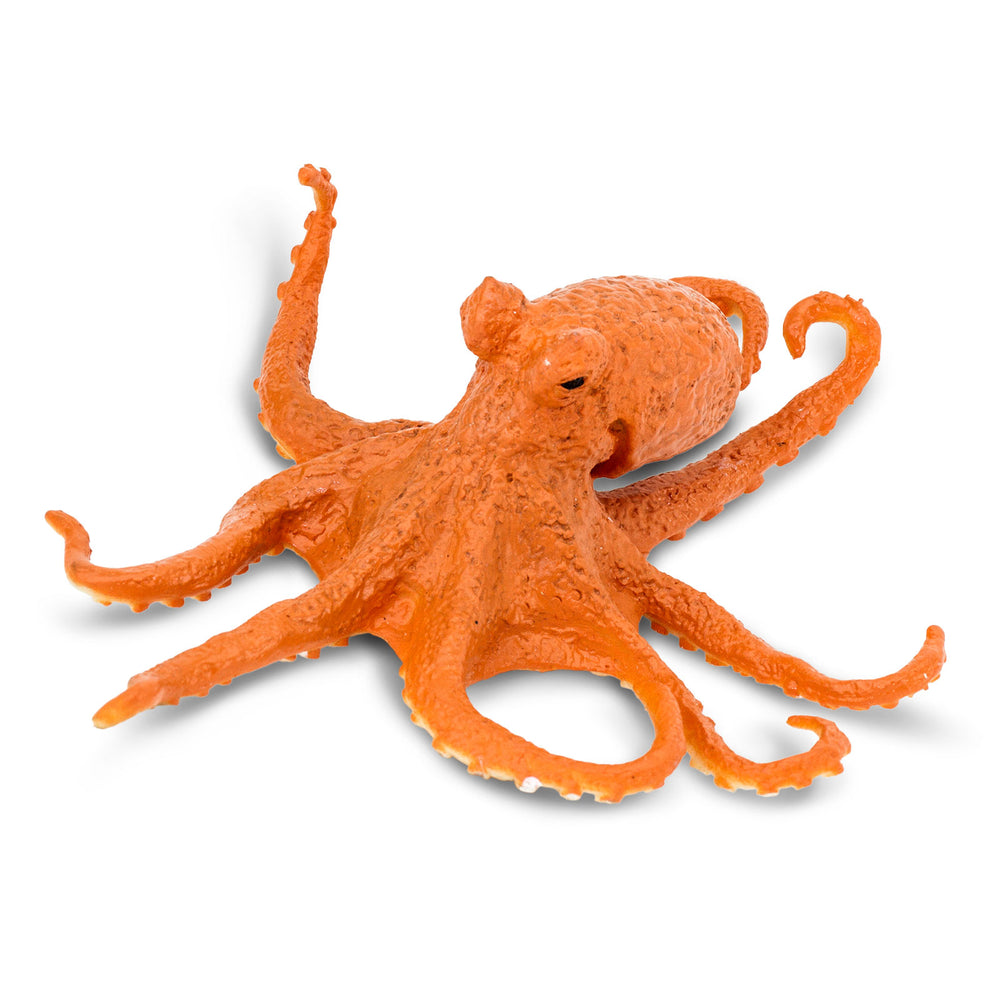 Octopus Toy Figurine – Realistic Marine Invertebrate | Wild Safari® Sea ...