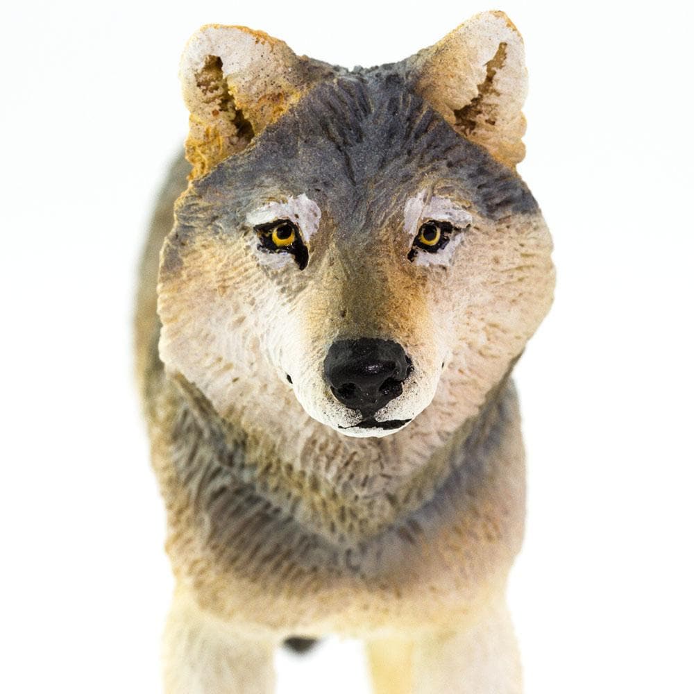 Gray Wolf Figure – Realistic Animal Toy for Kids, Boys and Girls ...