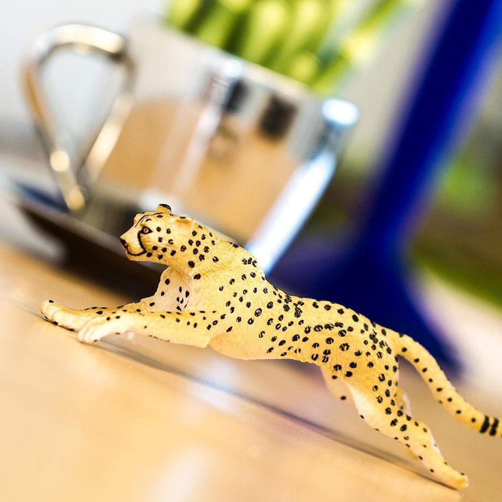 Cheetah Toy - Realistic Cheetah Figurine from Wild Safari® Wildlife ...