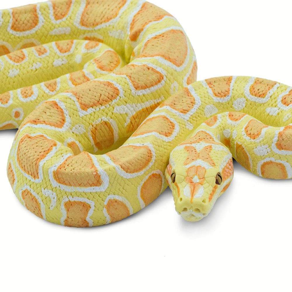 Albino Burmese Python Figure – Realistic Snake Toy for Kids, Boys and ...