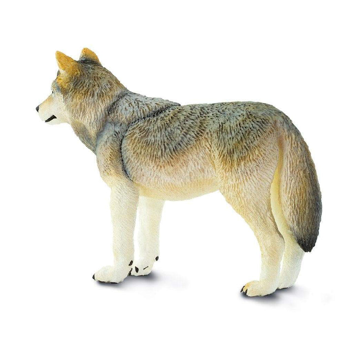 Gray Wolf Figure – Realistic Animal Toy for Kids, Boys and Girls ...