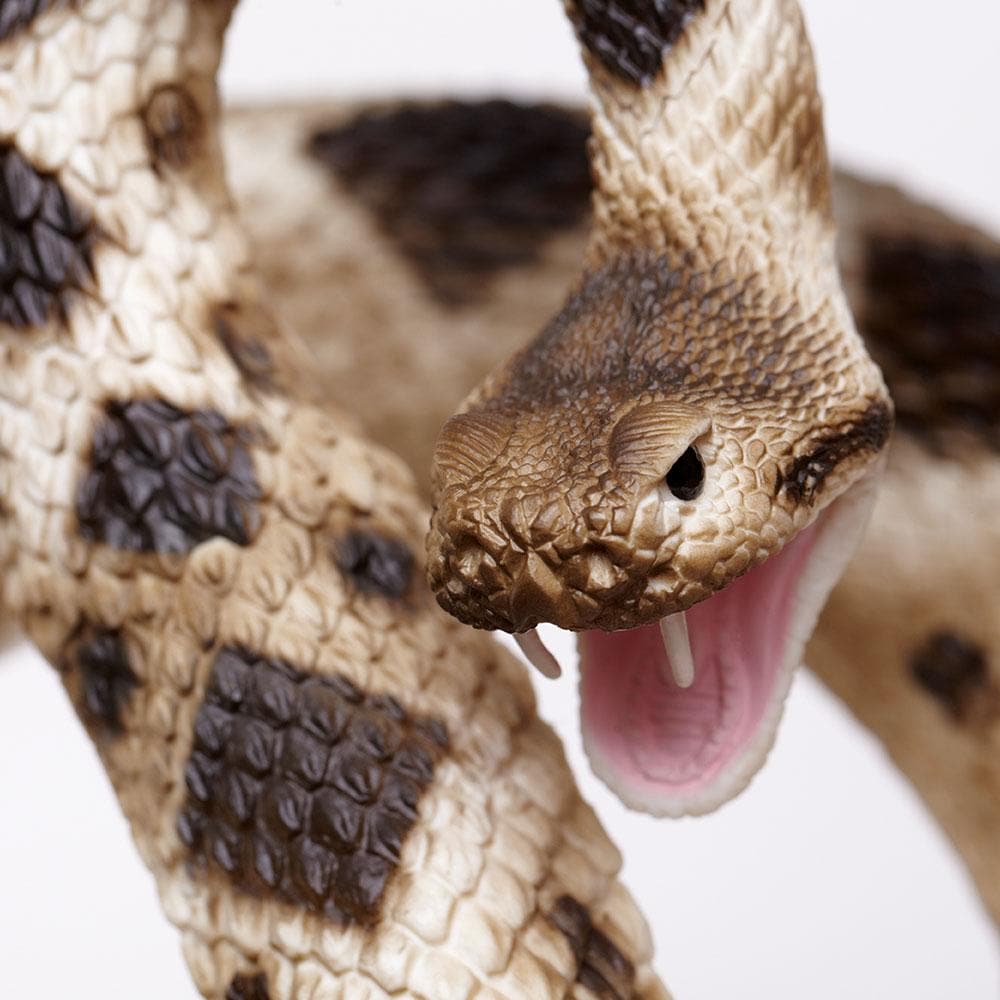 Eastern Diamondback Rattlesnake Toy – Realistic Snake Figurine | Safari ...