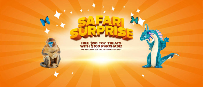 Safari Surprise Box – $90 in Free Toys with $100 Purchase | Safari Ltd ...