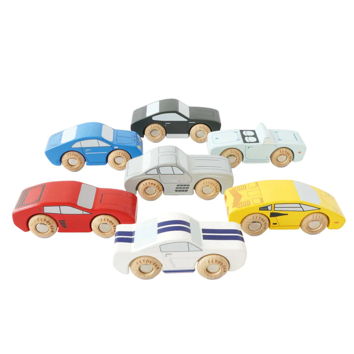Vintage Toy Cars - 7 Piece Set | | Safari Ltd®