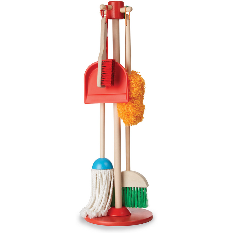 Dust! Sweep! Mop! Cleaning Play Set | Safari Ltd®