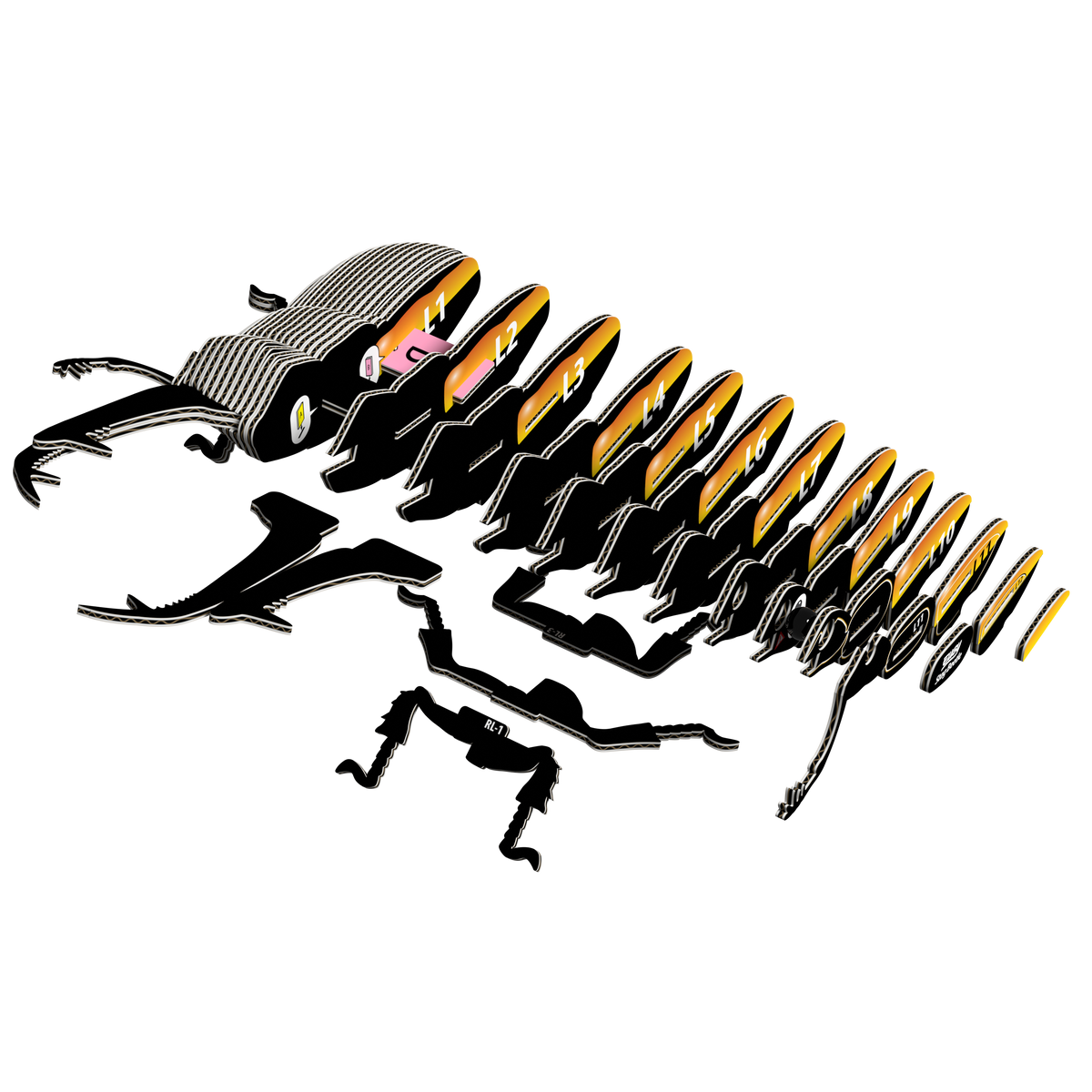 EUGY Stag Beetle 3D Puzzle | Safari Ltd®