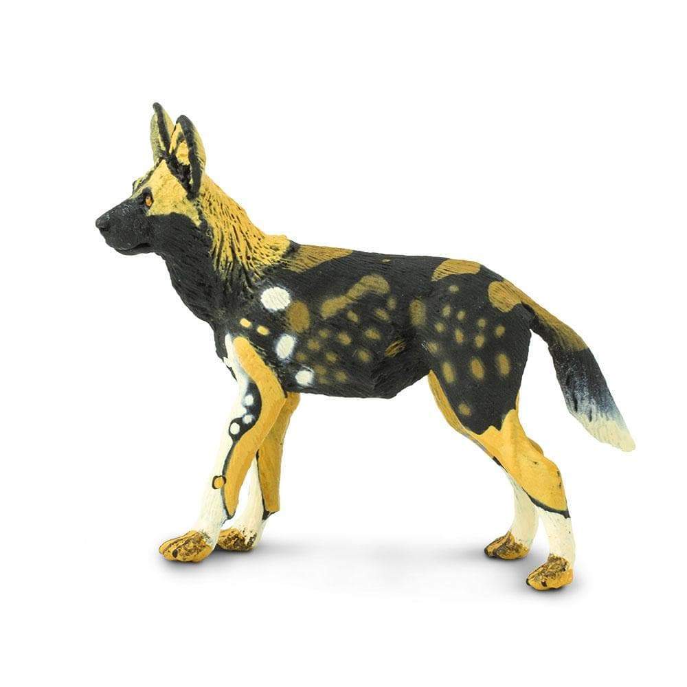 African Wild Dog Toy – Realistic PVC Animal Figure for Boys, Girls ...