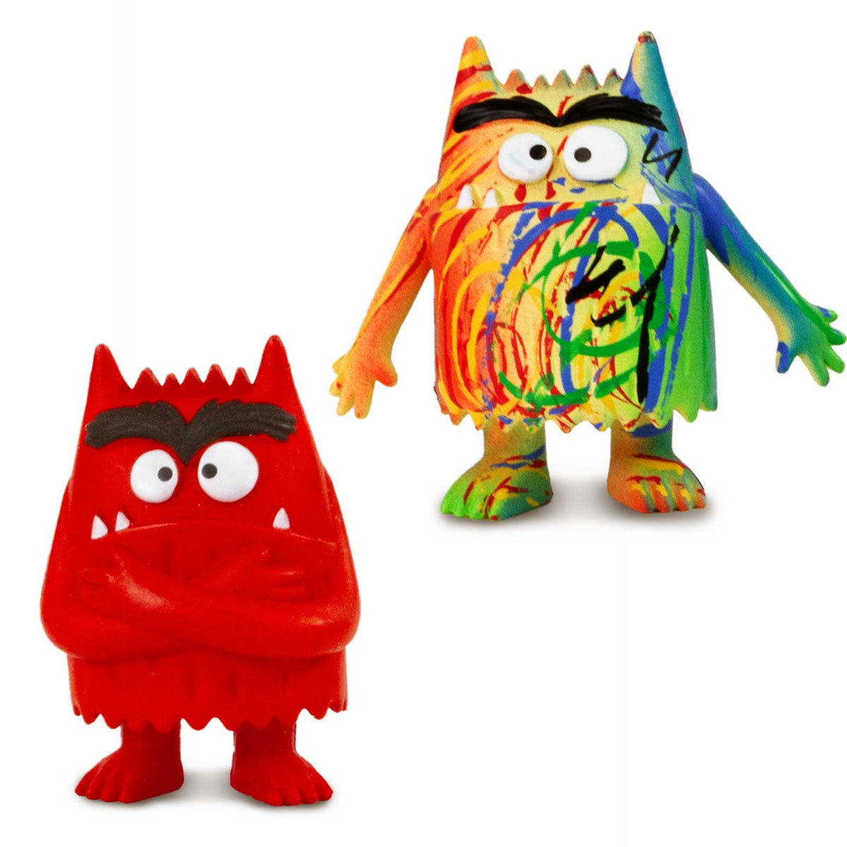 The Color Monster Set of 4 Figurines w/ Multicolor Monster | Safari Ltd®