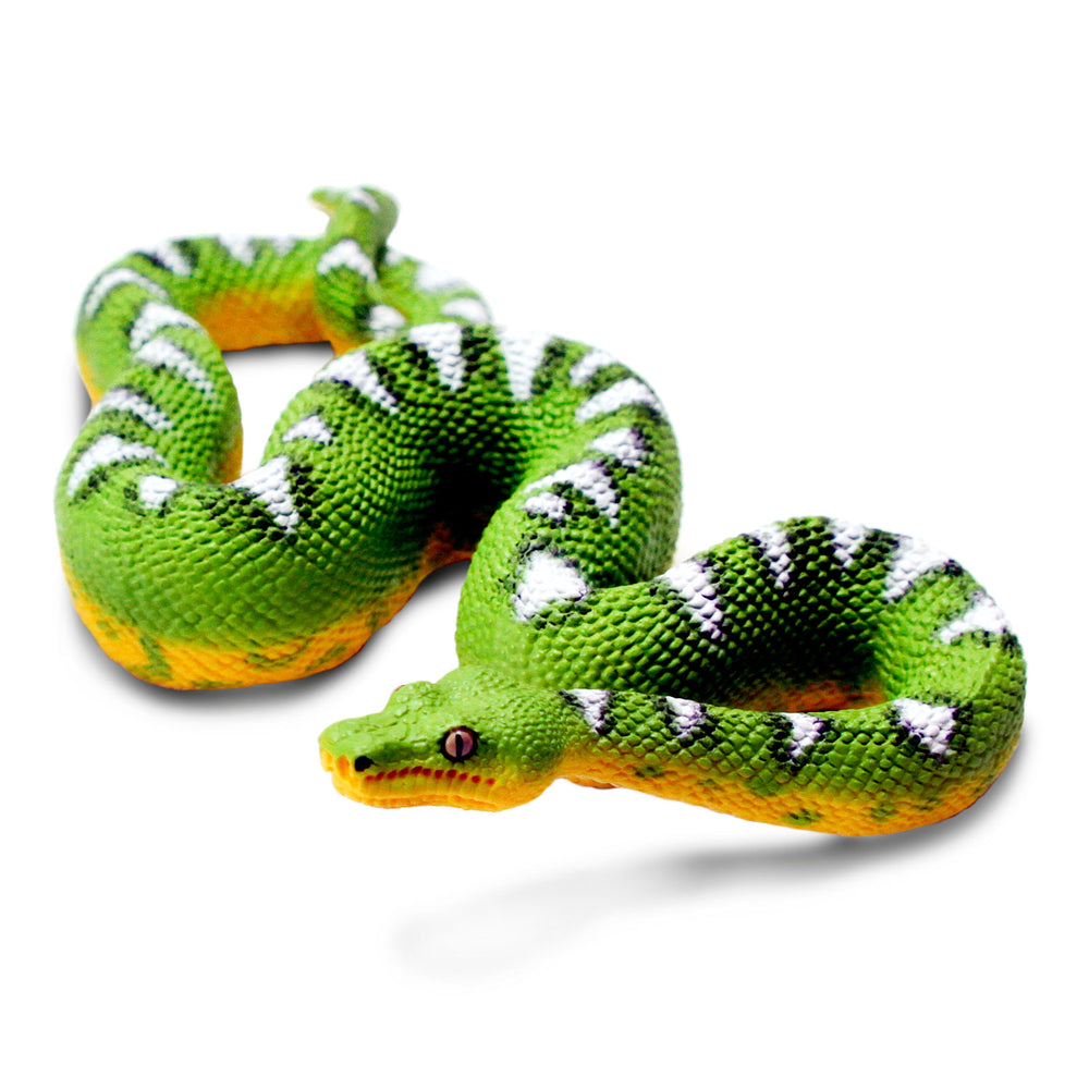 Emerald Tree Boa Figure – Realistic Snake Toy for Kids, Boys and Girls ...