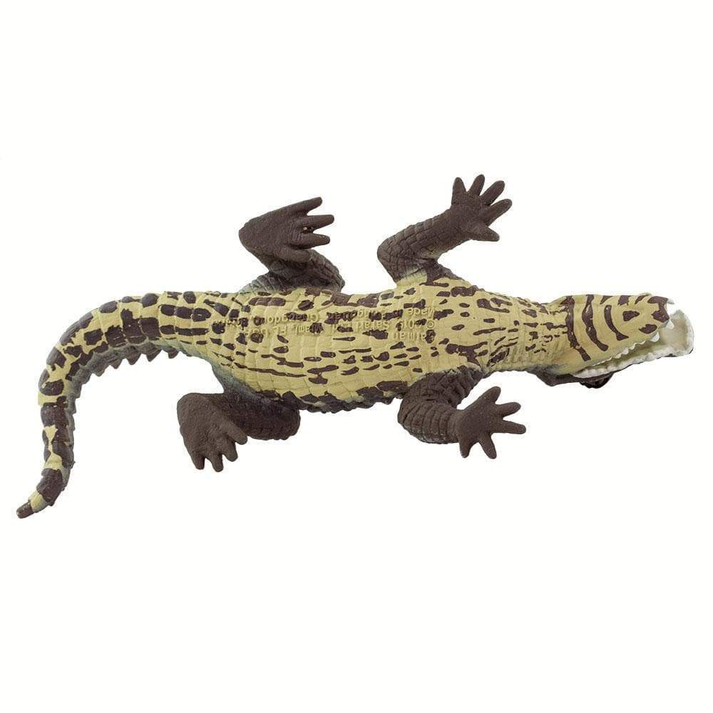 Caiman Figure – Realistic Reptile Toy for Kids, Boys and Girls | Safari ...