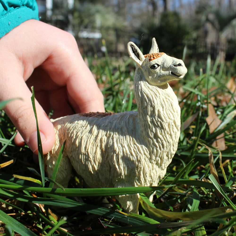 Llama Toy Figurine – Realistic Farm & Wildlife Animal Model | Safari ...