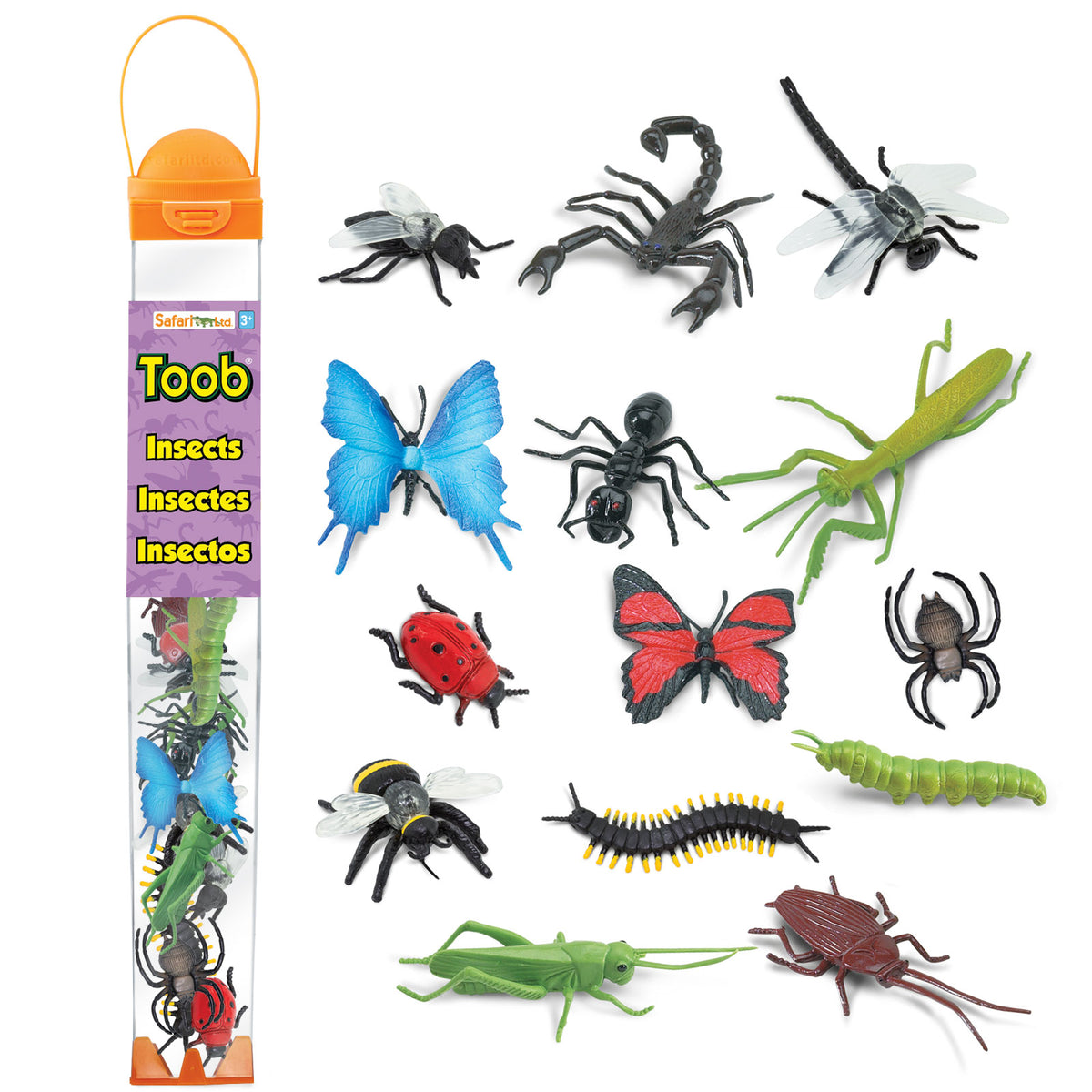 Insects TOOB – Mini Bug Figurines for Kids, Boys and Girls (14 Pieces ...