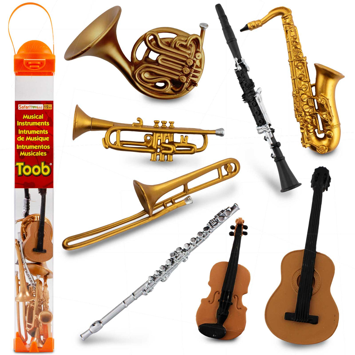 Mini Musical Instruments Toy Set | Safari Ltd TOOB® | Safari Ltd®