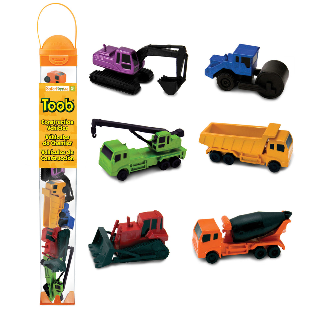 Construction Vehicles TOOB – Mini Toy Truck Set for Boys, Girls & Kids ...