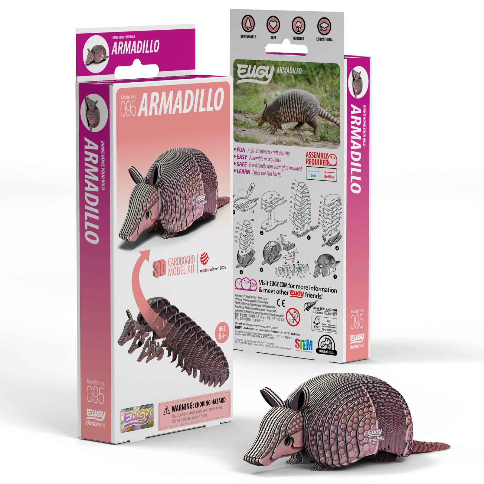 EUGY Armadillo 3D Puzzle | Safari Ltd®