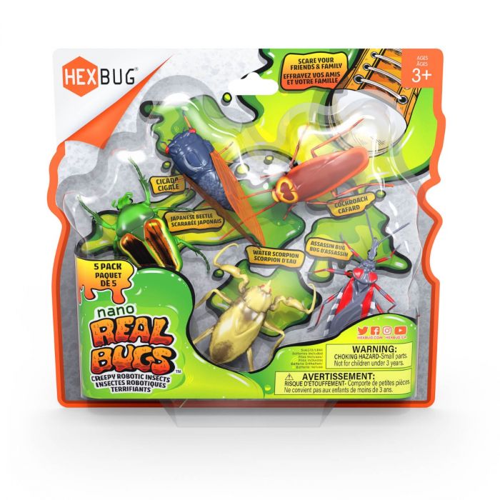 HEXBUG - REAL BUGS - NANOS 5 Pack | Safari Ltd®