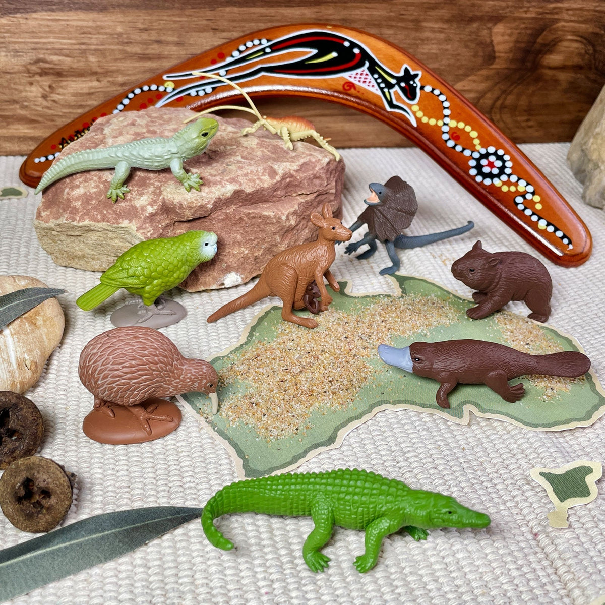 Australia TOOB – Mini Animal Figurines for Kids, Boys and Girls ...