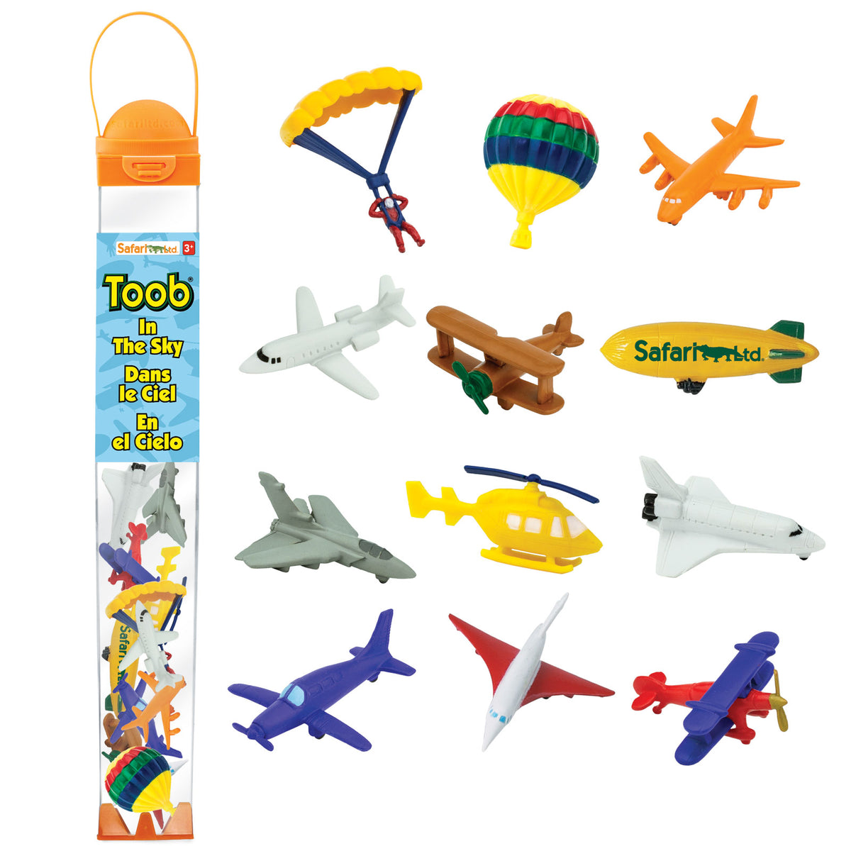 In the Sky Aircraft Toys TOOB® | Safari Ltd®