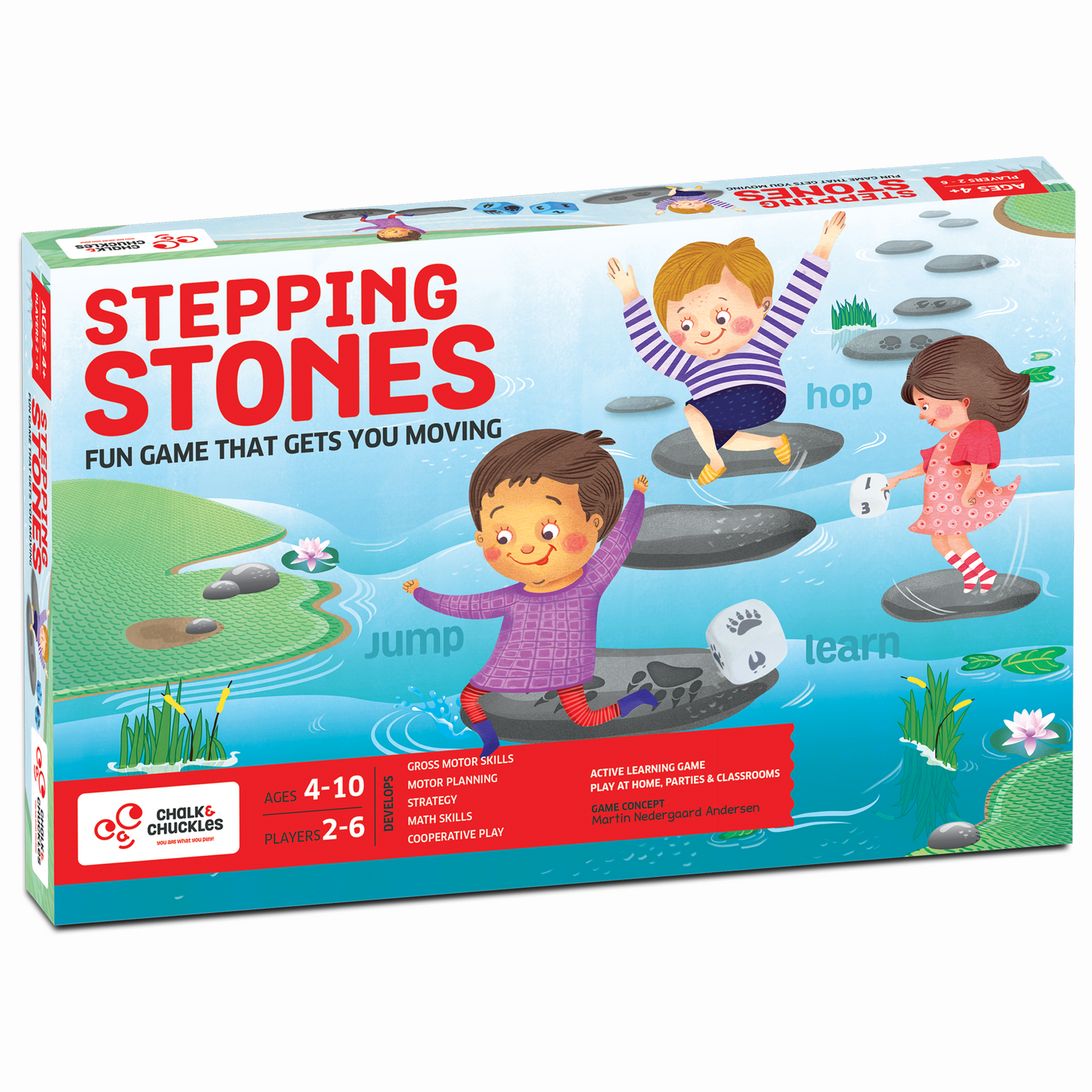Chalk & Chuckles Stepping Stones Game | Safari Ltd®