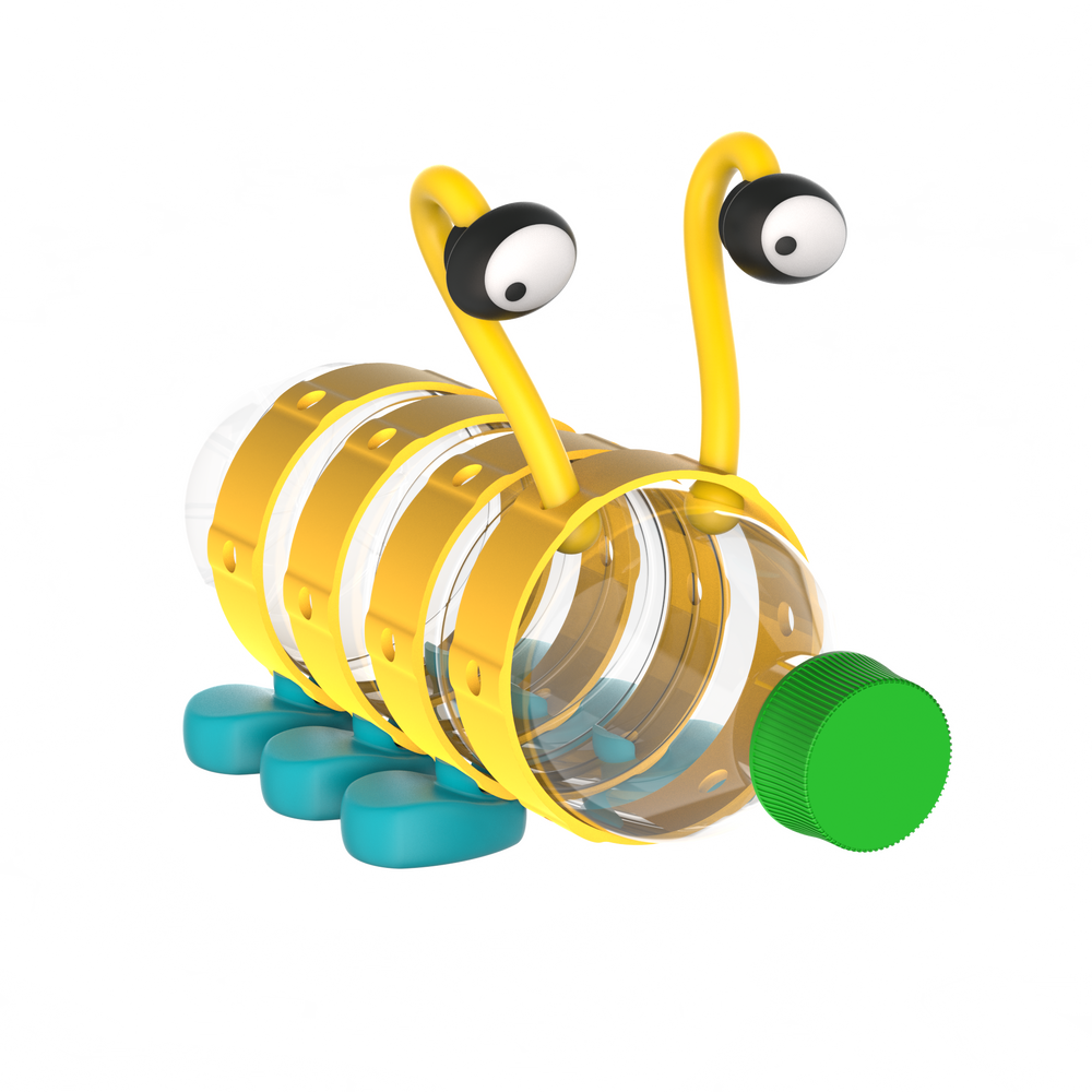 Oddy Mini Caterpillar 14 Piece Building Kit | Safari Ltd®