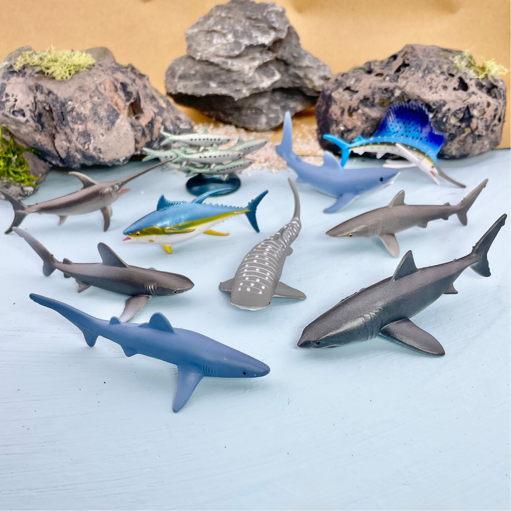 Pelagic Fish TOOB – Detailed PVC Ocean Animal Figures for Kids Ages 3 ...