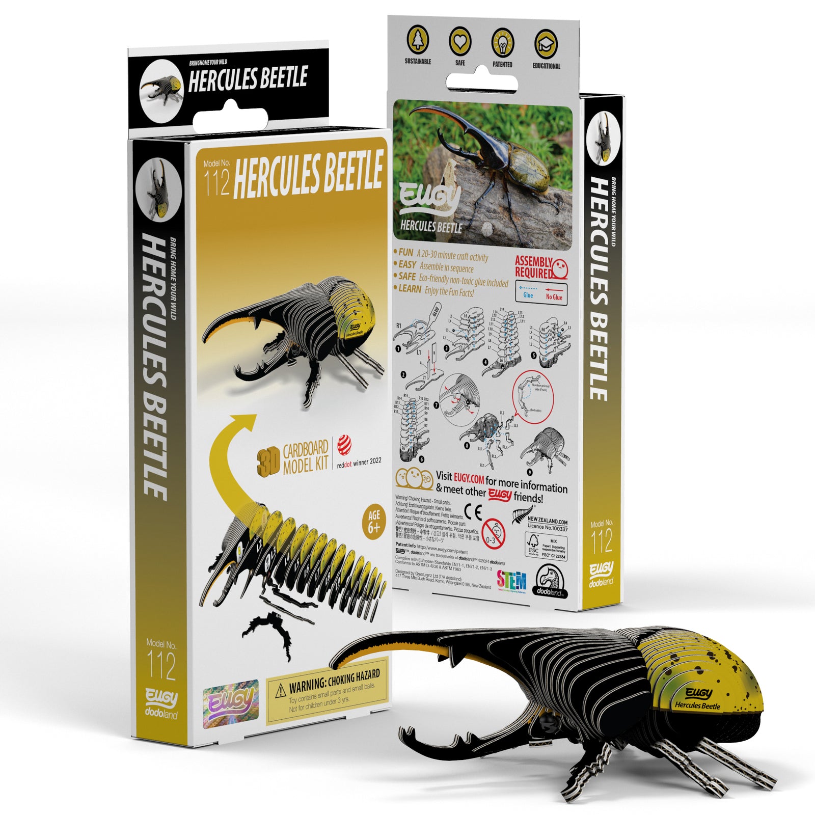 EUGY Hercules Beetle 3D Puzzle | Safari Ltd®