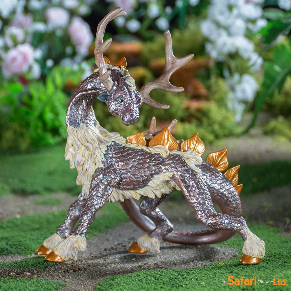 Stag Dragon Toy | Dragon Toy Figurines | Safari Ltd®