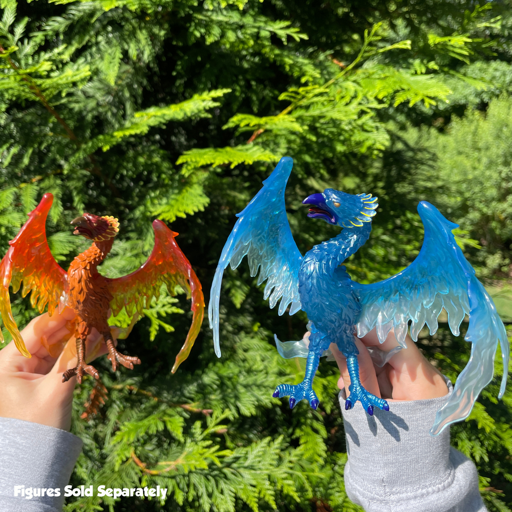 Blue Phoenix Figure – Realistic Mythical Toy for Kids, Boys and Girls ...