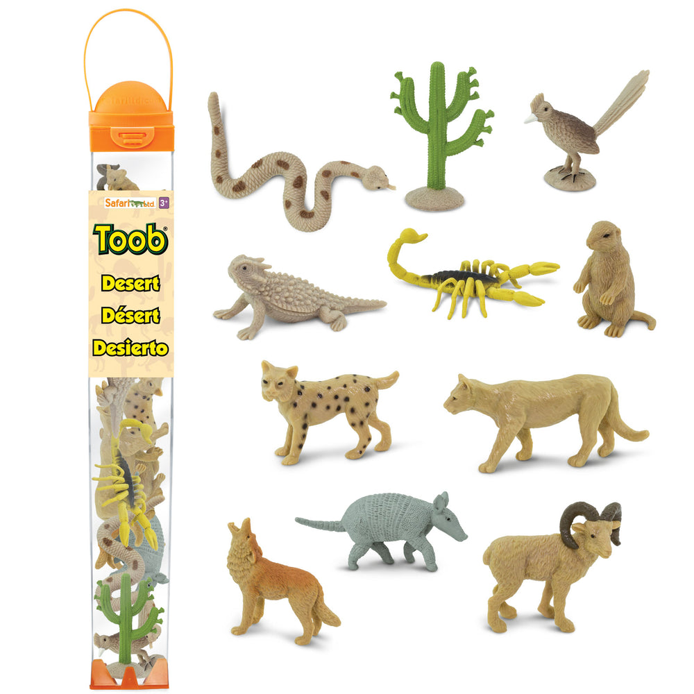 Desert TOOB® – 11 Desert Animal Figurines by Safari Ltd® | Safari Ltd®