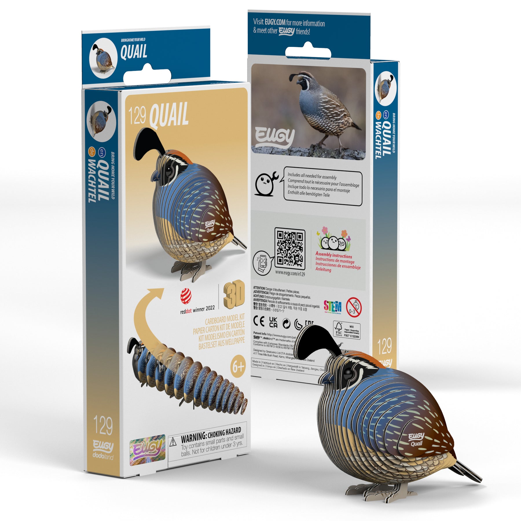 EUGY Quail 3D Puzzle | Safari Ltd®