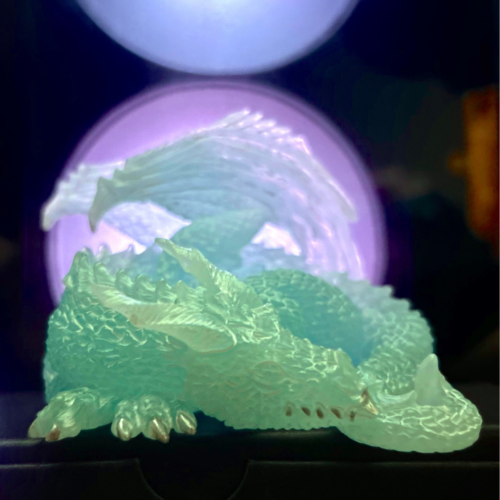 Glow-in-the-Dark Sleepy Dragon Figure | Safari Ltd®