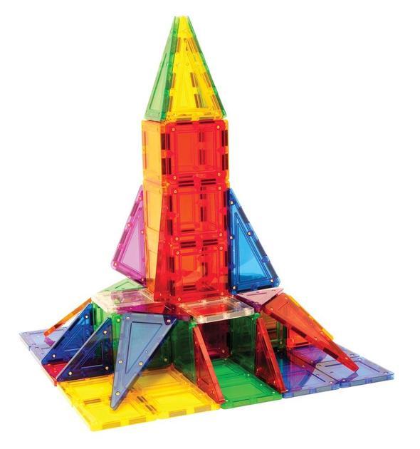 104 Piece Tileblox Rainbow Magnetic Building Blocks | Safari Ltd®