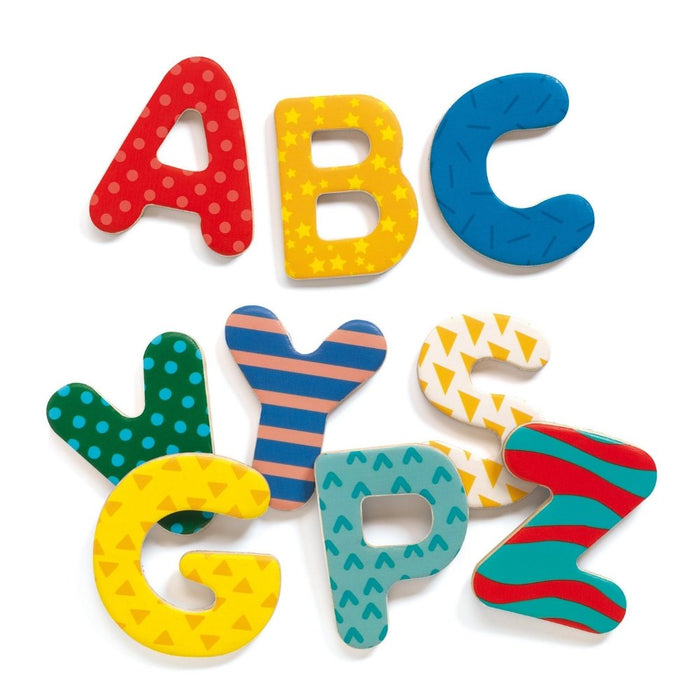 38 Big Letters Alphabet Wooden Magnets | Safari Ltd®