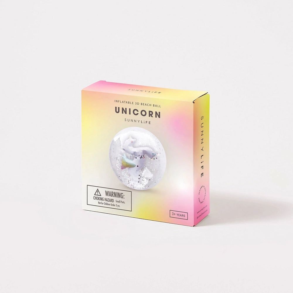 3D Inflatable Beach Ball Unicorn | Safari Ltd®