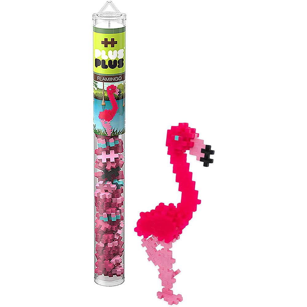 70 pc Plus-Plus Flamingo Tube | | Safari Ltd®