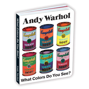 Andy Warhol What Colors Do You See? Board Book | Safari Ltd®