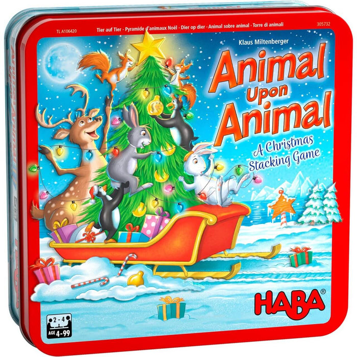 Animal Upon Animal: A Christmas Stacking Game | Safari Ltd®