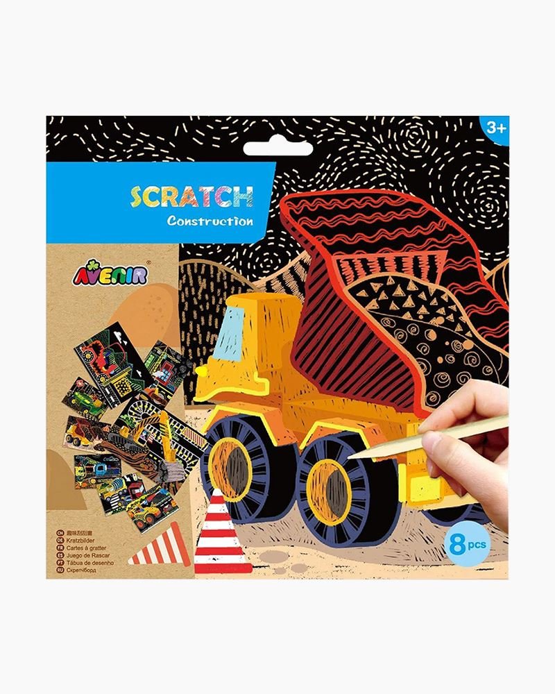 Avenir - Scratch Art - Construction | Safari Ltd®