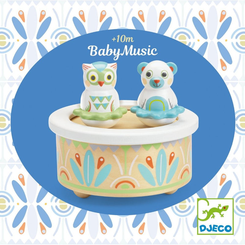 Baby White Baby Music Box | Safari Ltd®