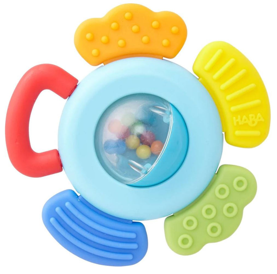 Blossom Plastic Baby Clutch Rattle & Teething Toy | Safari Ltd®