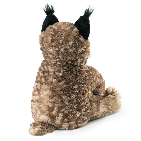 Bobcat Kitten Stuffed Animal Hand Puppet | Folkmanis | Safari Ltd®