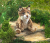 Bobcat Kitten Stuffed Animal Hand Puppet | Folkmanis | Safari Ltd®