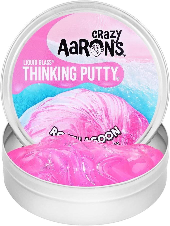 Crazy Aarons - Liquid Glass Thinking Putty - Rose Lagoon | | Safari Ltd®