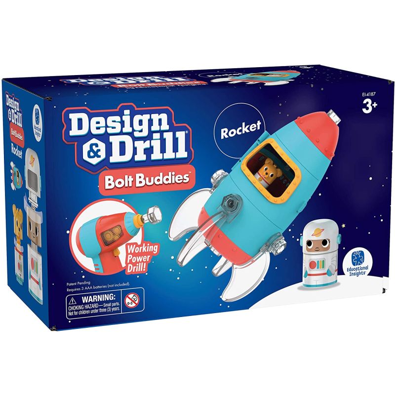 Design & Drill Bolt Buddies Rocket | Safari Ltd®