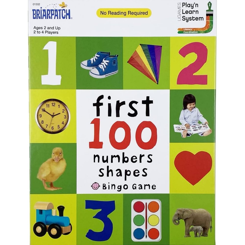 First 100 Numbers & Shapes Bingo, Board Game🦚 A magia e a emoção das ...