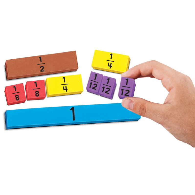 Foam Magnetic Fraction Strips | Educational Toys | Safari Ltd®