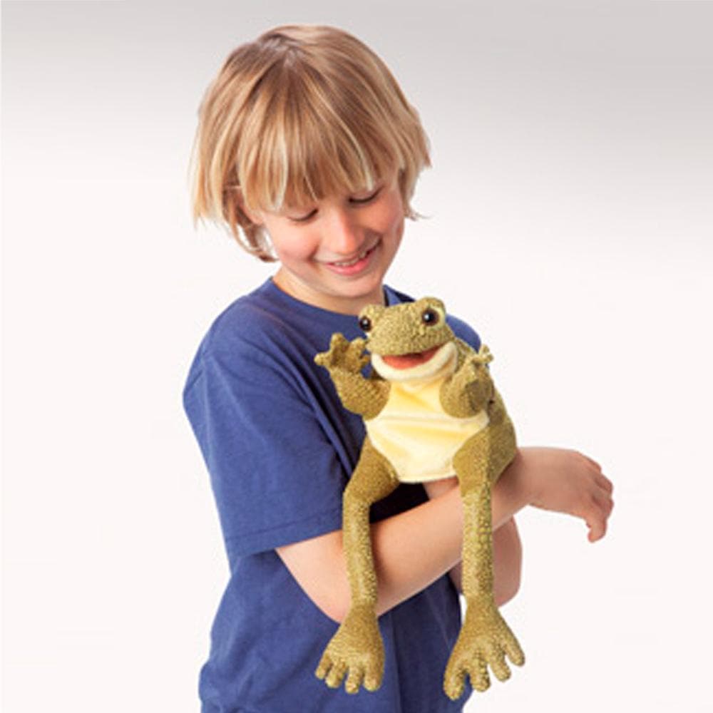 Funny Frog Stuffed Animal Puppet | Safari Ltd®